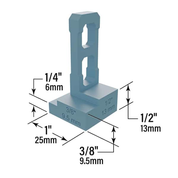 4-in-1 Flooring Expansion Spacer for Vinyl, Laminate and Hardwood (30 ...